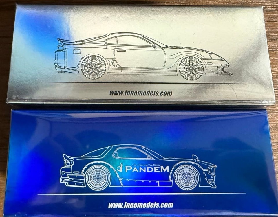 INNO64 Toyota Supra A80 TOPSECRET Mazda RX-7 FD3S PANDEM ROCKET BUNNY ...
