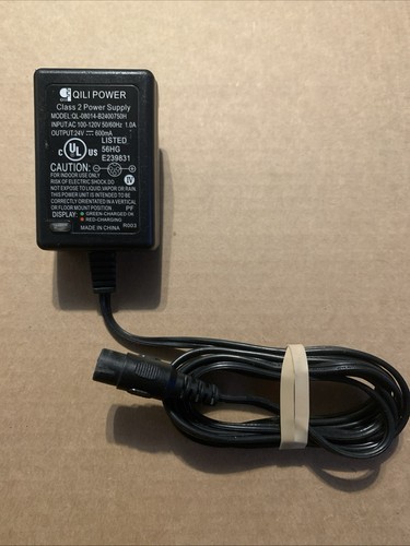 QILI POWER QL-08014-B2400750H Battery Charger 24V 3 Pin Connector | eBay