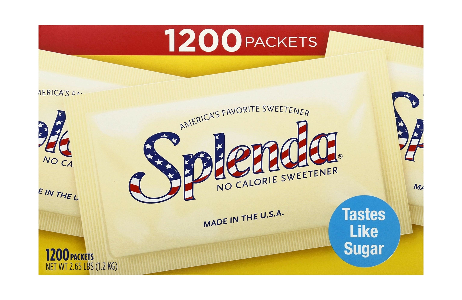 Splenda Sweetener Single-Serve Packets Comfortable Big Box Perfect Safe ...