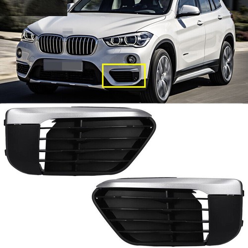 Pair Car Bumper Lower Grille Bezel Cover For BMW X1 F48 F49 2015-2018 ...