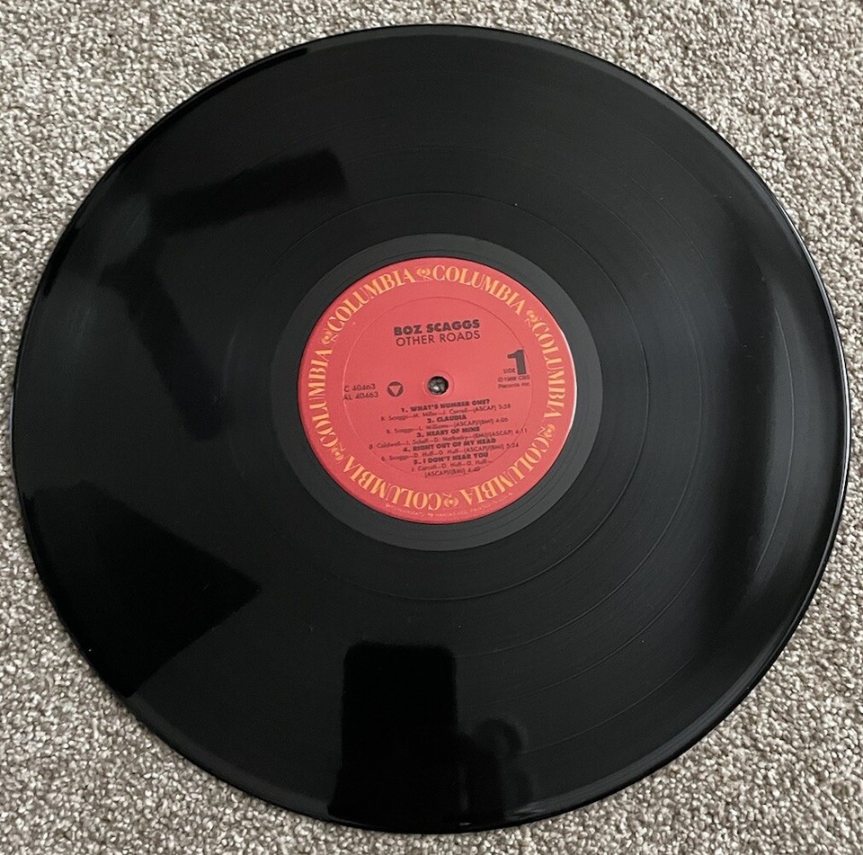 Other Roads Boz Scaggs LP Vinyl Record Open Shrink Wrap Hype Sticker ...