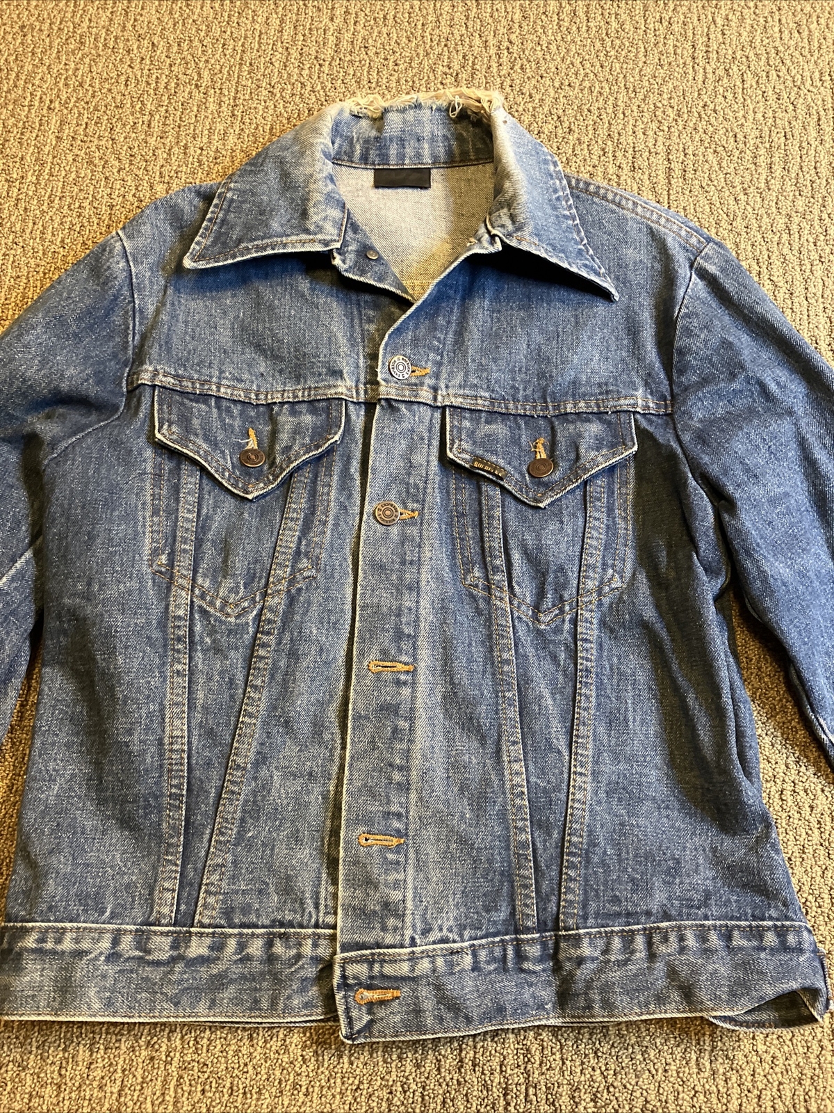 SEARS ROEBUCKS Vintage Western Wear Denim Jean Jacket… - Gem