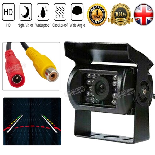 12V-24V Car Rear View Reverse Camera 18 LED Reversing Camera For Truck ...