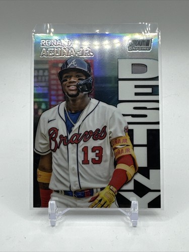 2022 Topps Stadium Club Chrome Destiny Ronald Acuna Refractor Braves ...
