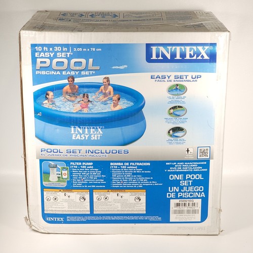 Intex Easy Set Swimming Pool Blue 10 ft X 30 in With Filter Pump New In ...