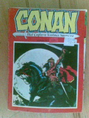 MARVEL ORIGINAL CONAN COMIC COMICS TURKISH TURKEY EDITION RARE VHTF ...