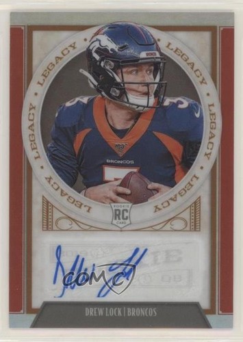 2019 Chronicles Legacy Update Rookies Red Signatures /35 Drew Lock #210 ...