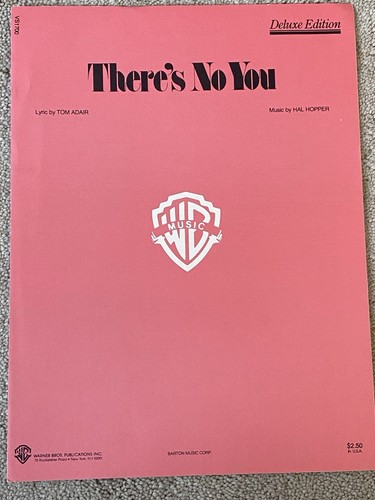 1972 THERE'S NO YOU Sheet Music by Hal Hopper, Tom Adair | eBay
