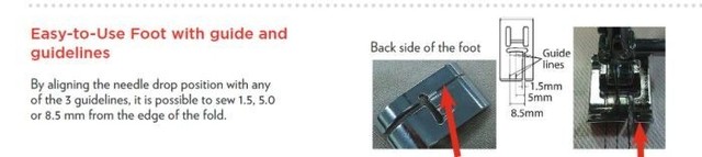 Genuine Janome Bi-Level Foot for 9mm Machines Part# 202461005 for sale ...