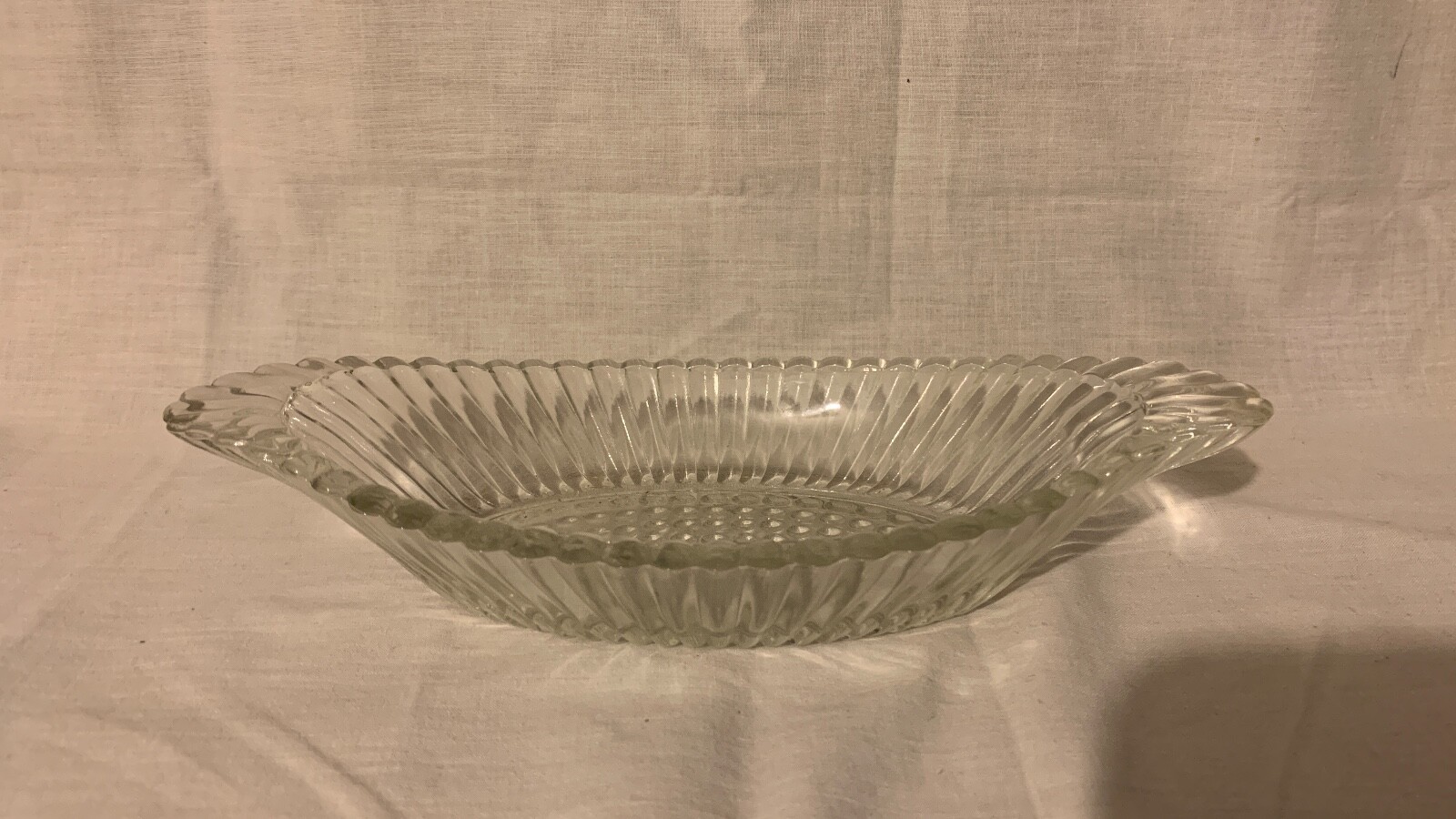 Vintage Cut Glass Oval Relish Bowls-Set of Two | eBay
