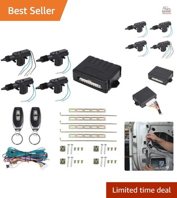 Keyless Entry Conversion Kit with 360-Degree Rotary Lever - All Car ...