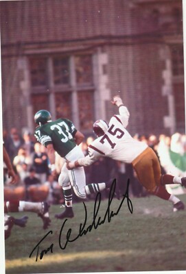 Tom Woodeshick signed 4x6 photo Philadelphia Eagles autograph | eBay