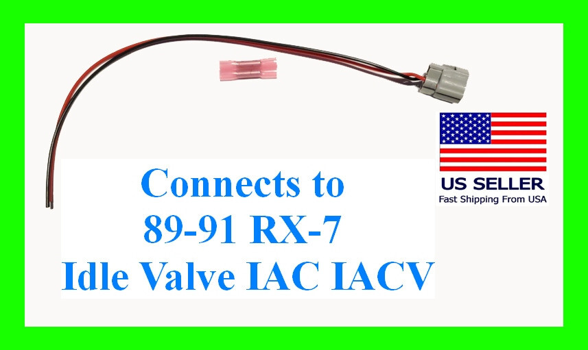 fits RX-7 89-95 FC FD Idle Valve IAC IACV Pigtail Connector Harness ...