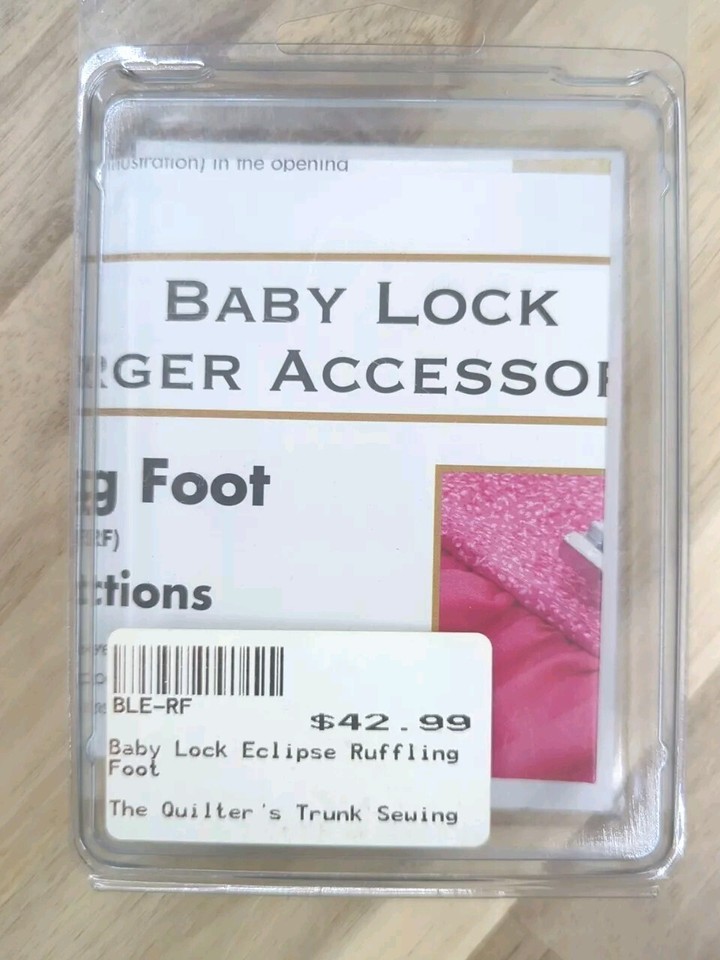 New BABY LOCK Serger RUFFLING FOOT BLE-RF for BLE1AT, BLE1LX, BLE1DX ...
