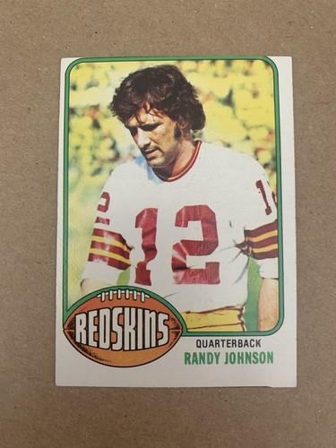 1976 Topps Randy Johnson # 389 Washington Commanders Redskins Football ...