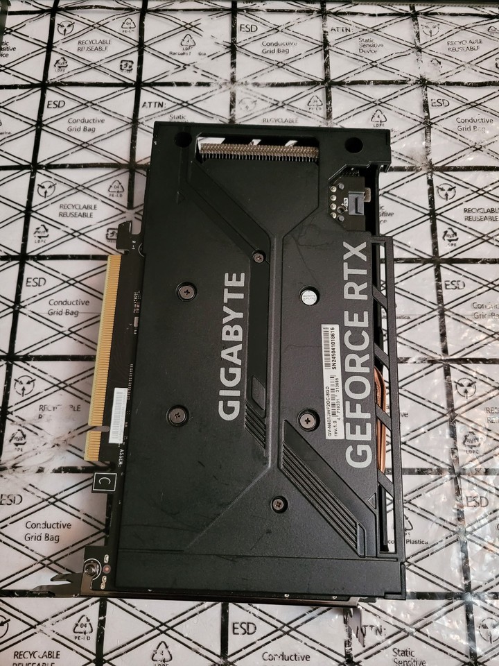Nvidia Geforce Gigabyte Windforce WF2 RTX 4060 8GB PC Gaming Graphics ...
