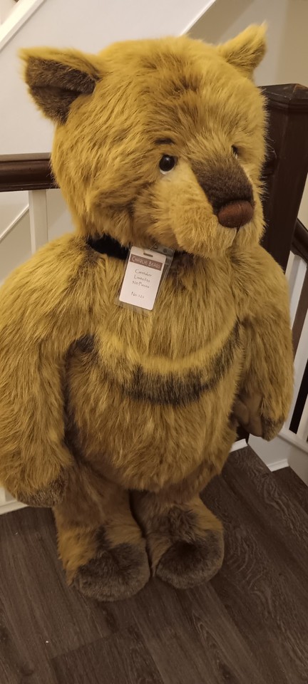 Charlie Bears Caretaker Large Standing Bear - rare (paddington ...