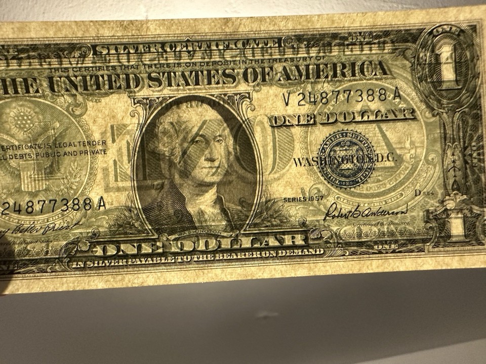 📬 Lot of 5 Vintage U.S. Notes - $1 $2 $5 - Silver Certificate & Red ...