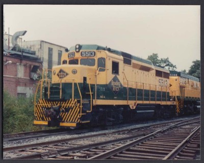 Reading RR EMD GP30 diesel locomotive #5513 color photo 1989 | eBay