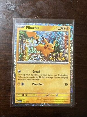 McDonald’s 2023 Match Battle Holo Pikachu 006/015 Pokemon Card | eBay