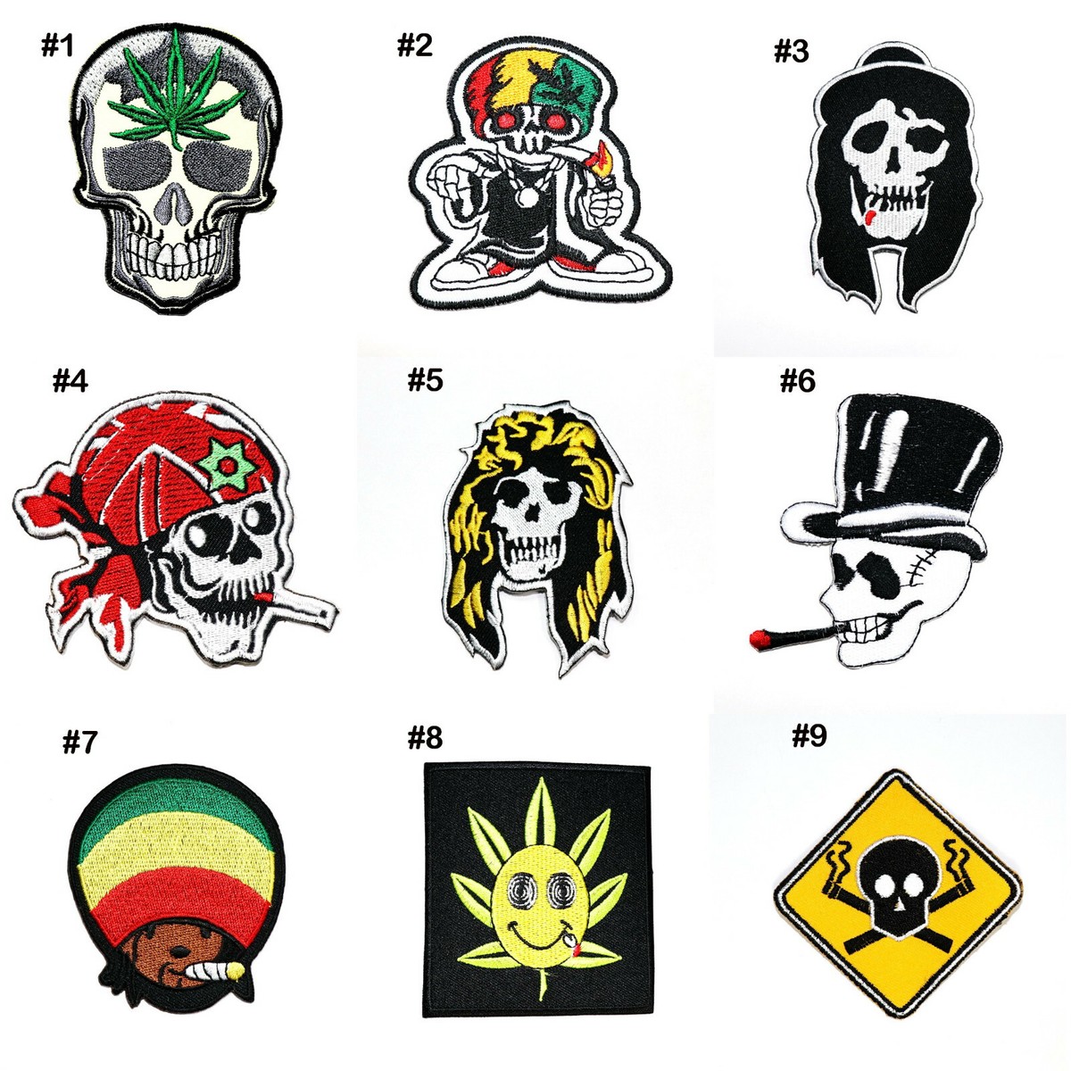 Weed Skull Tattoos