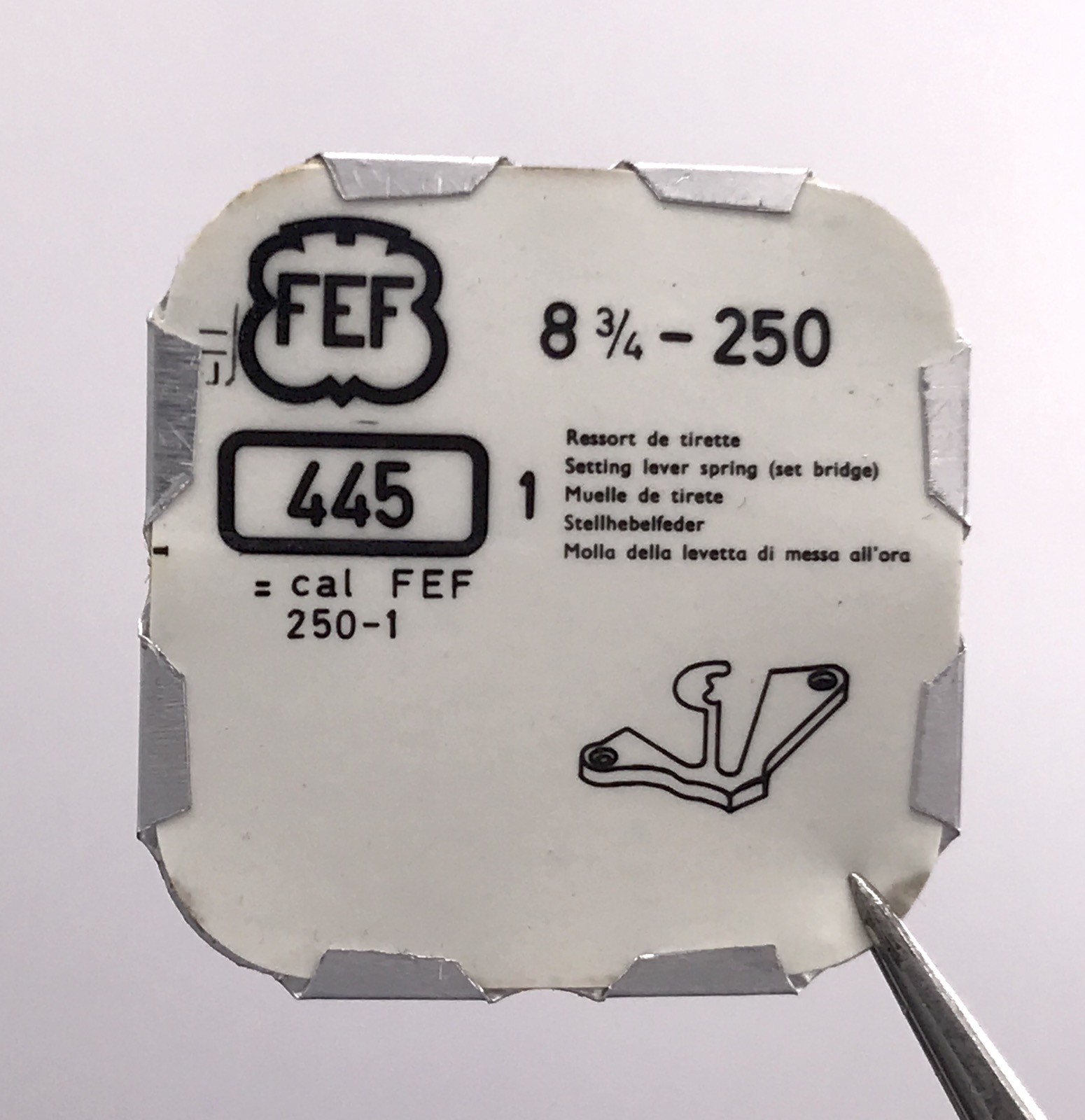 Fef 250 445 Tirete Setting Lever Spring Copribascula Mag2 | eBay