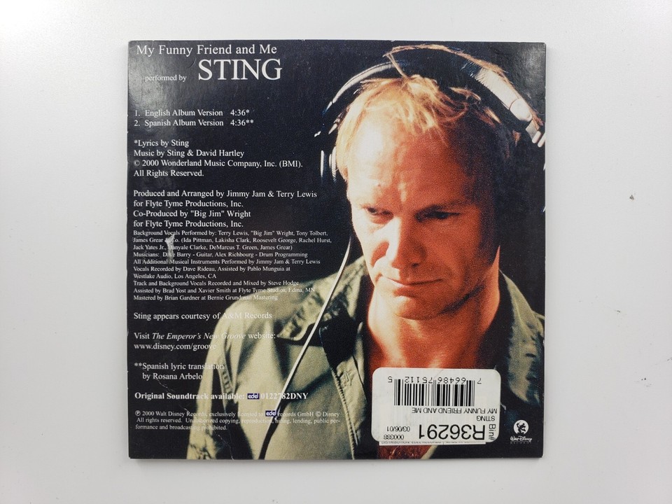 Sting - My Funny Friend And Me CD Single | eBay