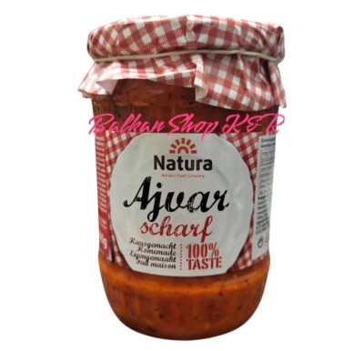 (EUR 12,20/Kg) Natura Ajvar,Scharf, Hausgemachte, 580ml, 540g. | eBay.de