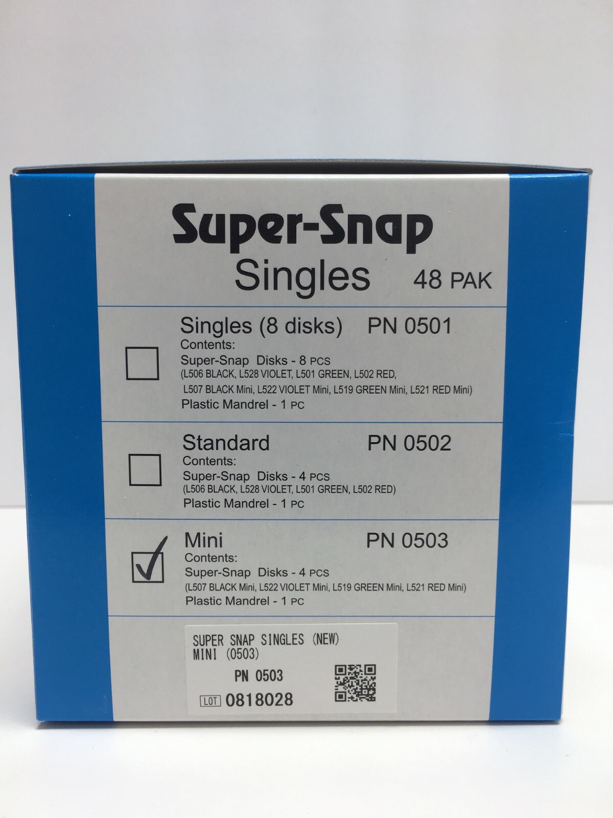 Shofu Super-Snap Singles Plastic Mandrel for Composite (Mini, Standard ...