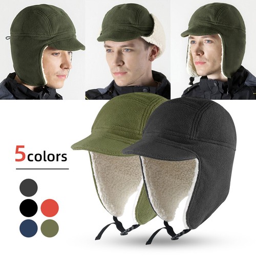 Winter Trooper Skiing Cap Caps Fur Ear Flap Hat Ushanka Hat Trapper Hat ...