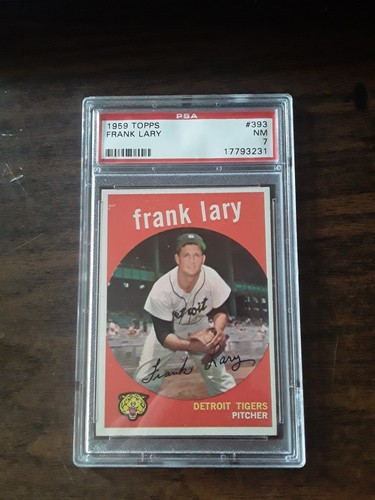 1959 TOPPS #393 FRANK LARY - TIGERS - PSA 7 NM | eBay