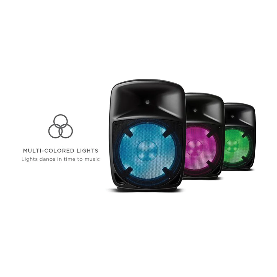 ON Audio Pro Glow 1500 Portable Bluetooth Speaker 250W LED Lights ...