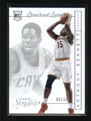 ANTHONY BENNETT 2013/14 13/14 PANINI SIGNATURES ROOKIE RC 05/15 (BV=$12 ...