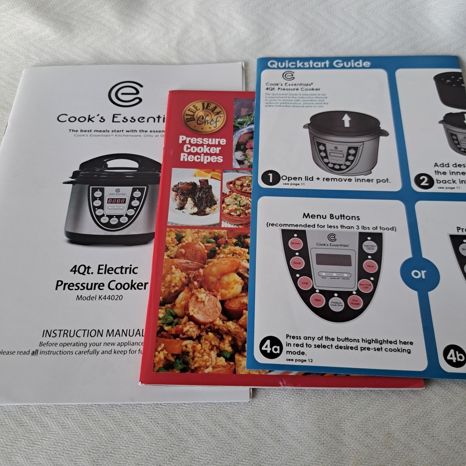 Cook"s Essentials 4Qt. Electric Pressure Cooker NIB | eBay