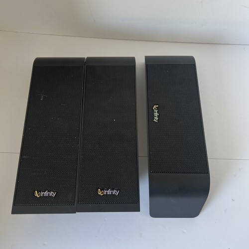(3) Infinity Satellites Speakers -(Black ) TSS-SAT 1200/TSS-CENTER1200 ...
