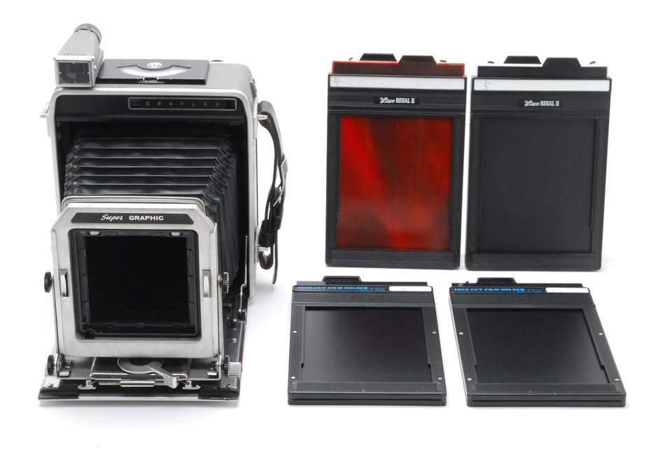 [Near MINT] Graflex 45 Super Graphic 4x5 Large Format Film Camera w ...