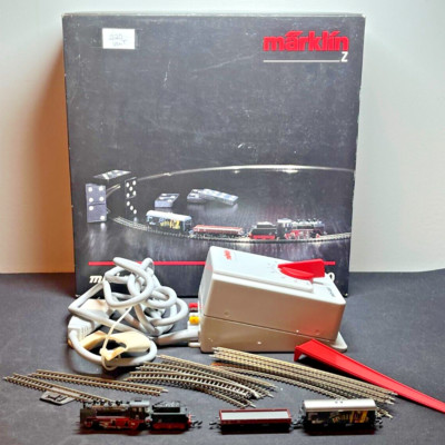 Z Scale Marklin 81560 Rare Starter Set Loco and Tender w/ Track, 220v ...