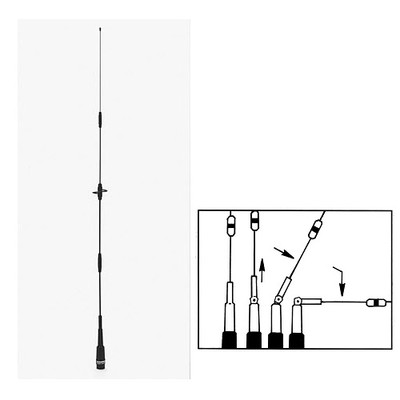 COMET CA-2X4SRB Broad Band VHF/UHF 2m/70cm Mobile Antenna w/ UHF Conn ...