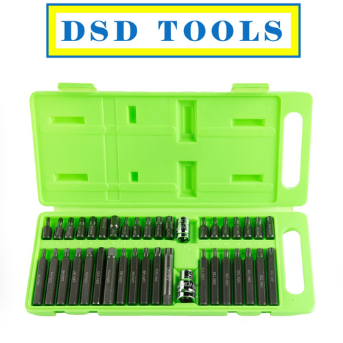 DSD TOOLS 40PC Torx / Spline & Hex Bit Set 3/8" & 1/2" Drive Bit Holder DS1210 | eBay UK