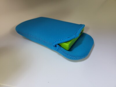 Flip Top Aqua Blue Soft Padded Pouch Sleeve for Nintendo Gameboy Color ...