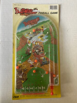 VINTAGE ORIGINAL 1980s LARAMI - BULLWINKLE AND ROCKY PINBALL GAME, NOS ...