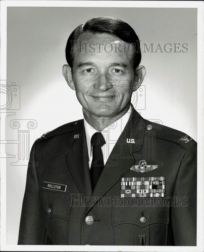Press Photo Colonel John P. Rollston, Brigadier General selectee ...