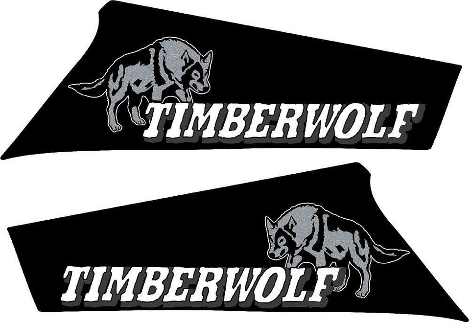 Yamaha Timberwolf 250 4x4 2x4 OEM Camo Tank side Plastic decal graphics ...