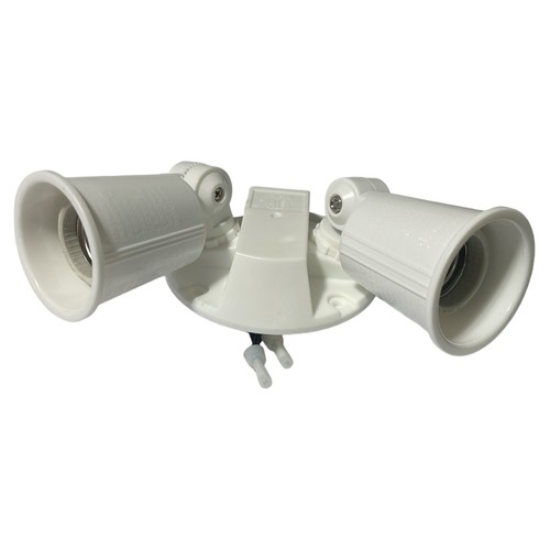 Wired Outdoor 2-Head Flood Light, Switch Activated (7 Pack) | eBay