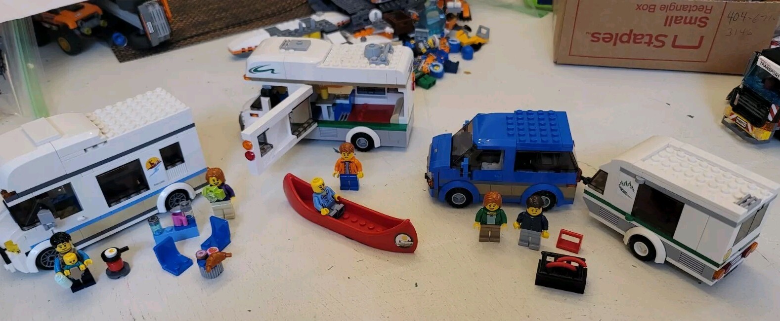 LEGO City Set 60283 60057 60117 Suv Camper Vans With Figures LOT | eBay