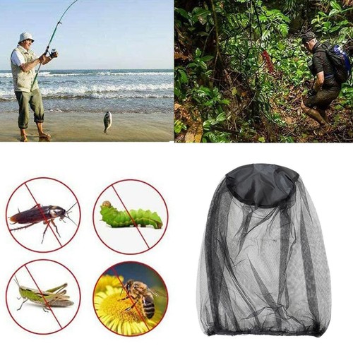 Mosquito Insect Hat Bug Mesh Head Net Camping Face Protector | eBay