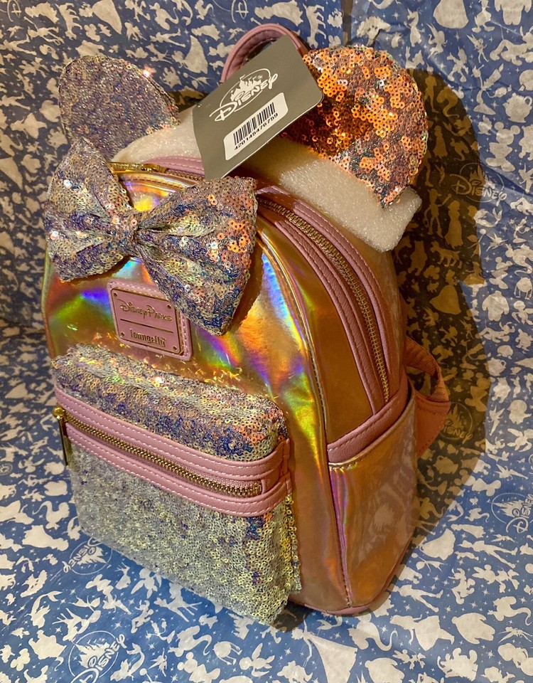 Iridescent EARidescent Mini Backpack Loungefly Disney 50th anniversary ...