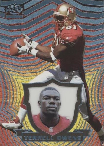 1997 Pacific Invincible - Platinum Blue #132 Terrell Owens for sale ...