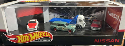 HOT WHEELS ** PREMIUM Nissan Box Set* 510 Wagon-Fairlady-Laurel ...