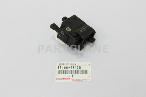 87106-28170 Toyota OEM Genuine DAMPER SERVO SUB-ASSY, REAR COOLING UNIT ...